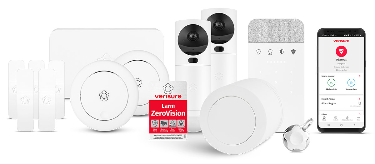 Hemlarm | Säkra ditt hem - Räkna ut ditt pris på larm | Verisure